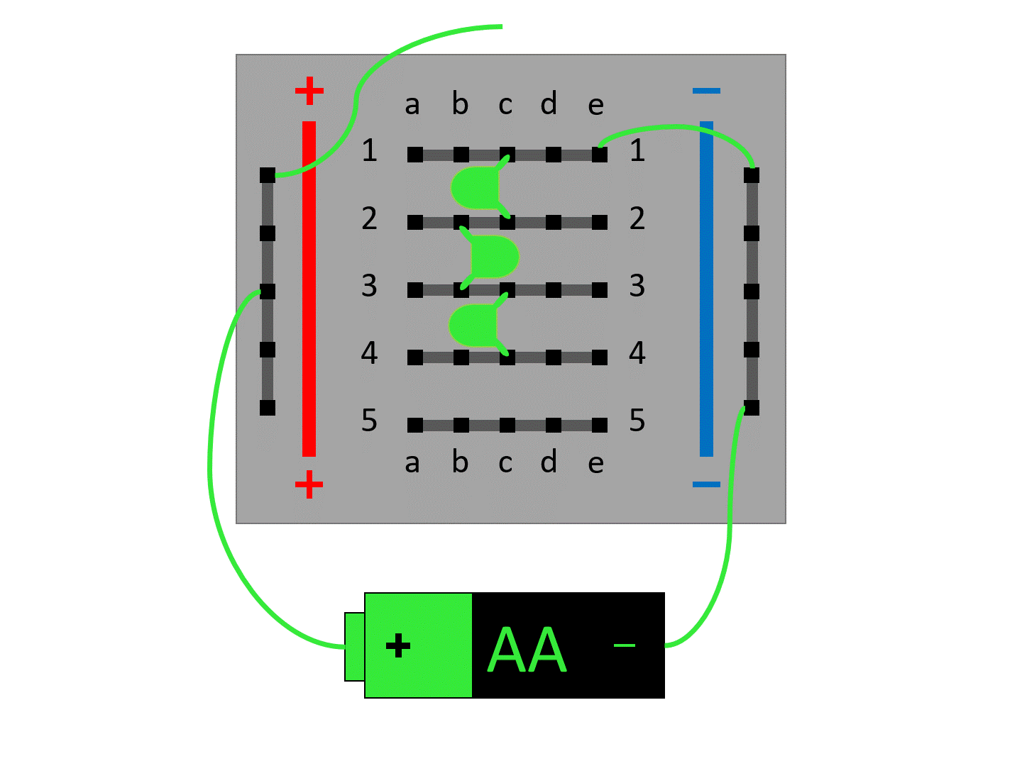 Connect The Loose Wire - Breadboard Circuitry Unit - Positive Physics