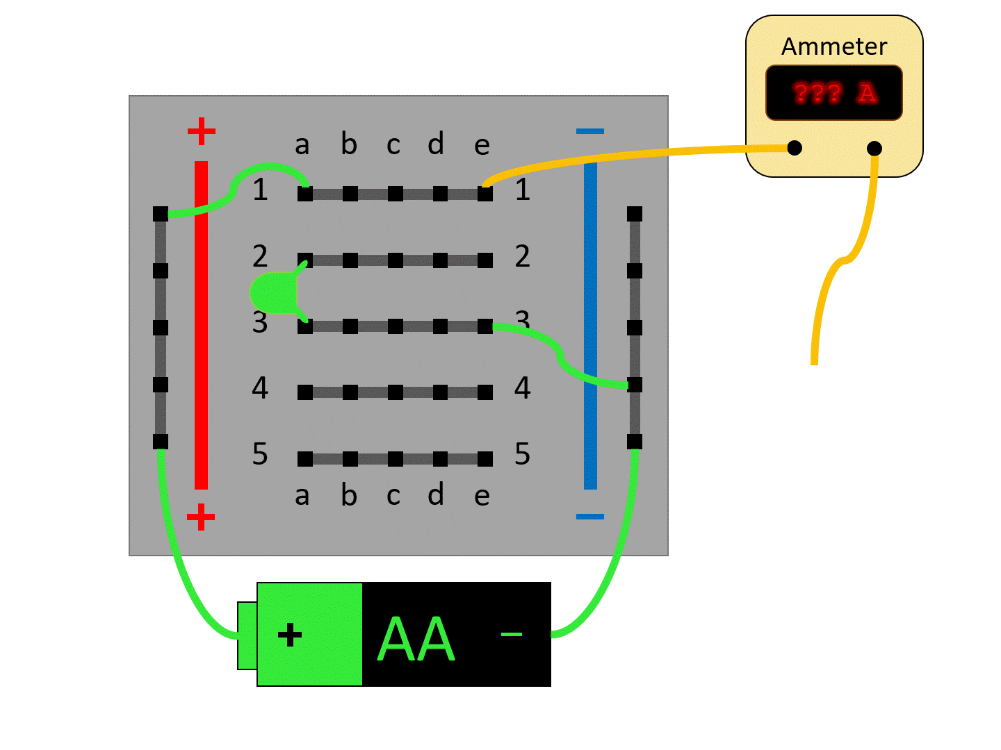 Ammeters And Voltmeters - Breadboard Circuitry Unit - Positive Physics