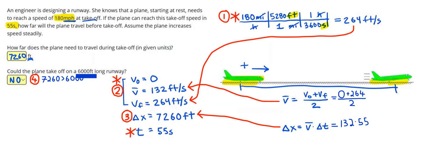 Complete Problems 3 - Velocity Unit - Positive Physics
