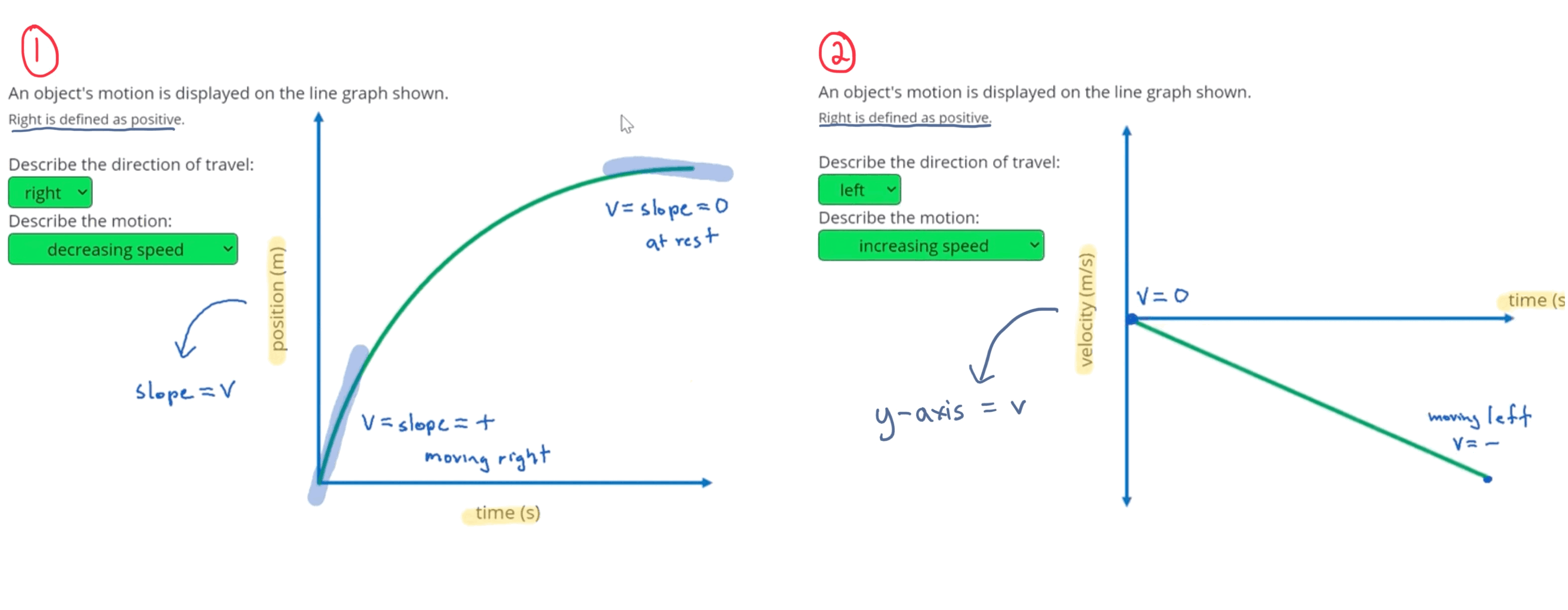 velocity-practice-questions-graph-concepts-positive-physics