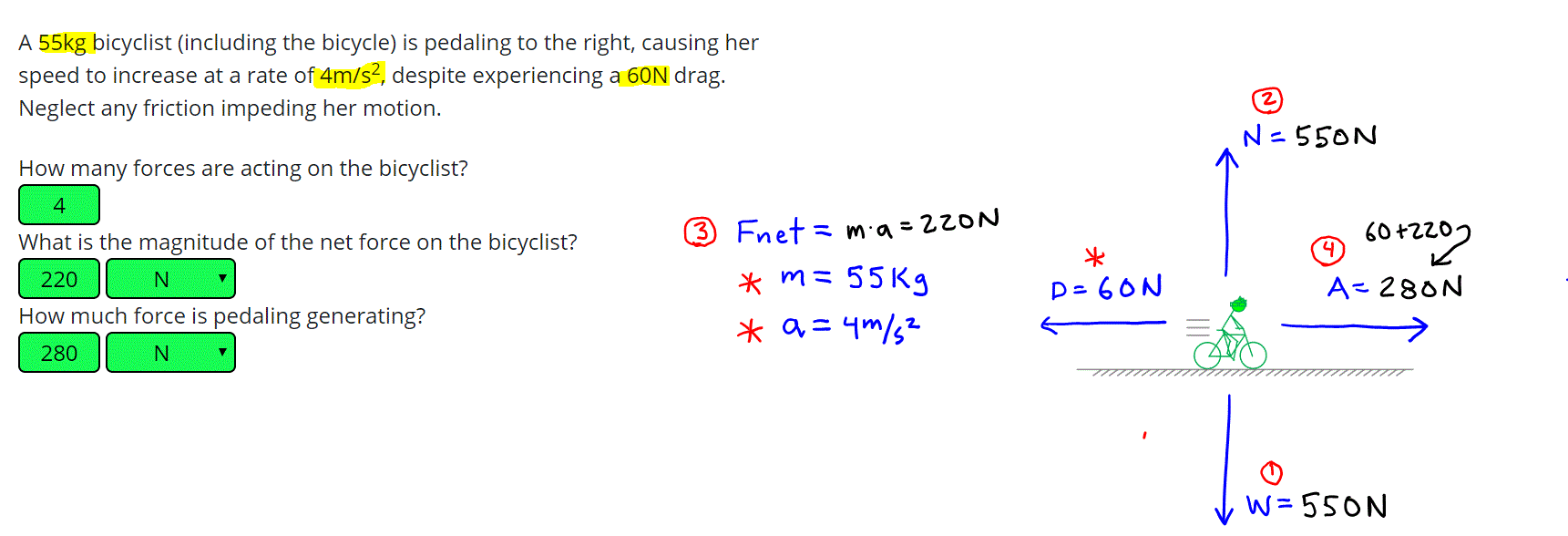 Complete Problems 3 - Introduction To Forces Unit - Positive Physics